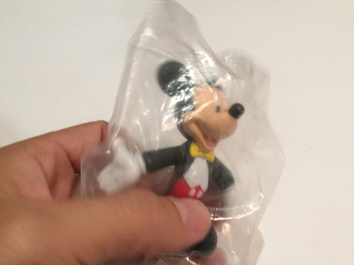 Vintage Disney Mickey Mouse in Tuxedo PVC Figure Brand NEW - Etsy