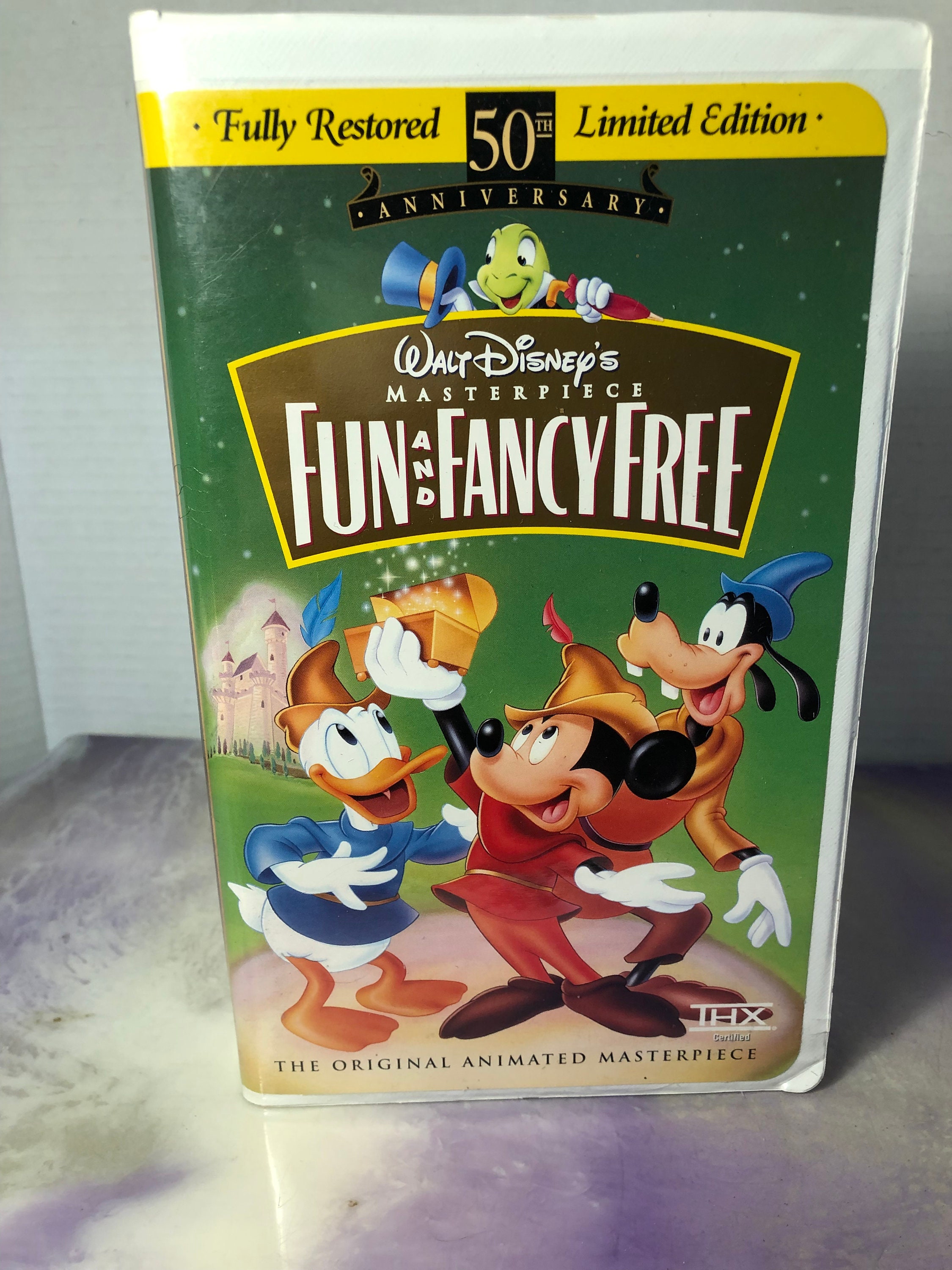 Vintage Fun Fancy and Free Vhs Tape 1980's Animated Walt - Etsy