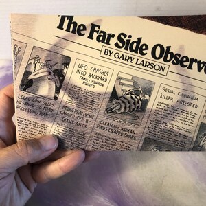 Vintage the FAR SIDE OBSERVER by Gary Larson ~ the 8th Collection ...