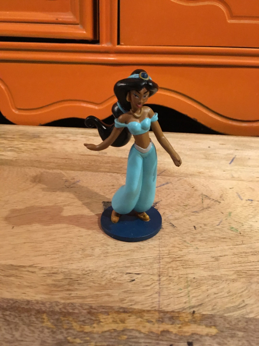 Vintage Disney Princess Jasmine Figure PVC Cake Topper Rare Vintage Toy ...