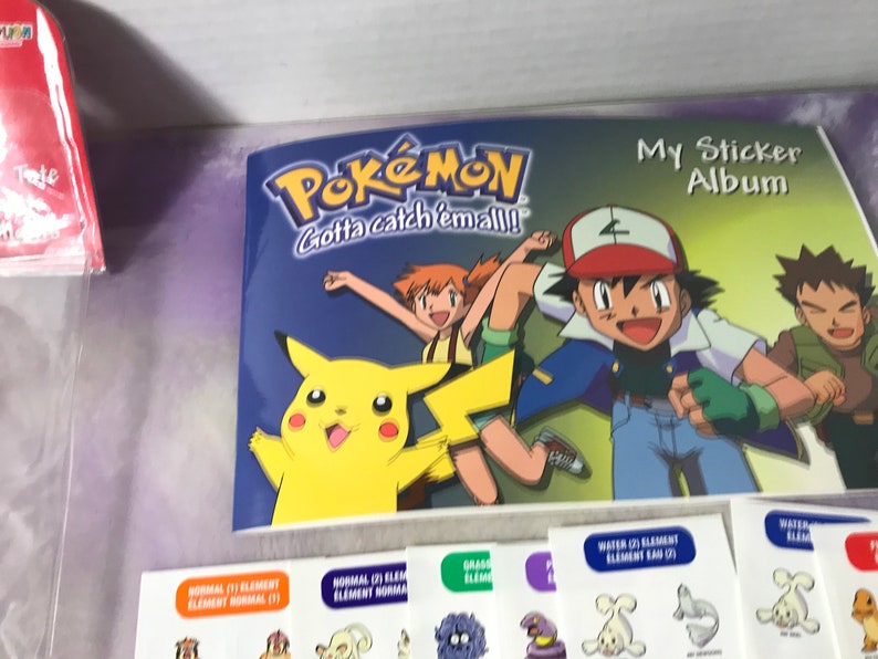 Vintage Pokemon Sticker Book and Sticker Set so Cool - Etsy