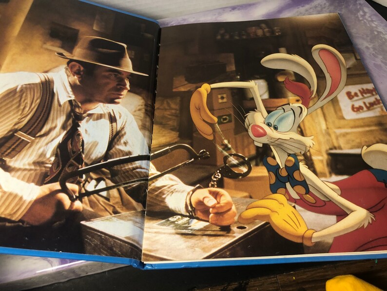 Vintage Golden Book Walt Disney's Who Framed Roger Rabbit - Etsy