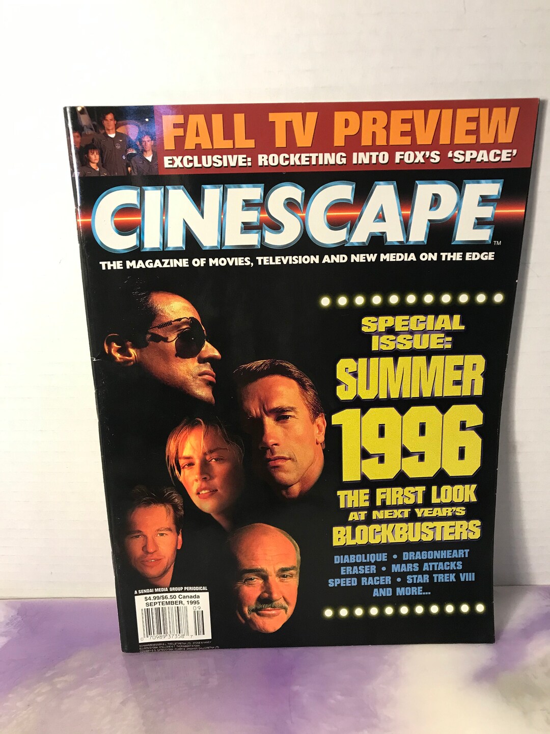 Vintage Rare Cinescape Magazine September 1995- Awesome Piece of ...