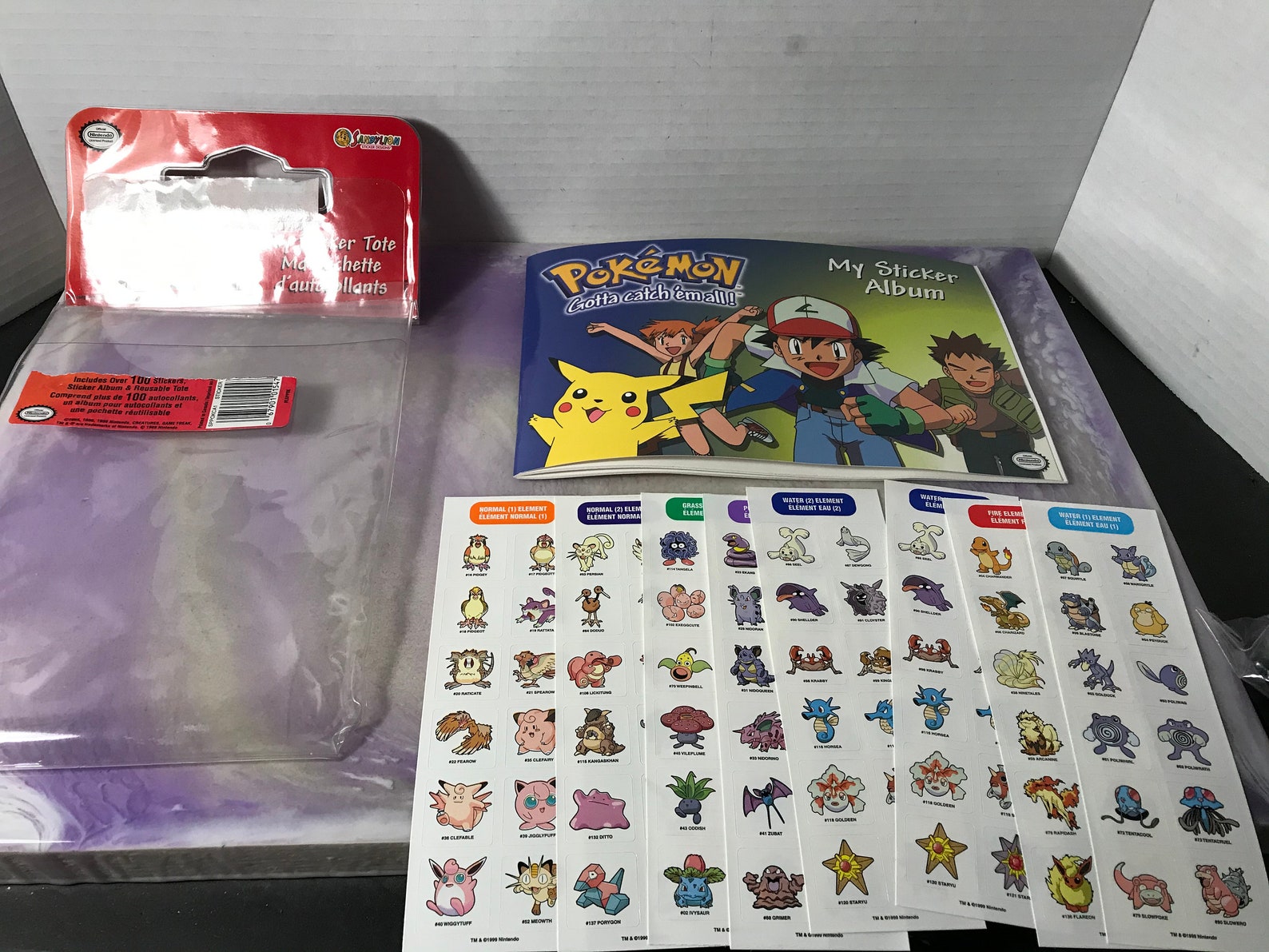Vintage Pokemon Sticker Book and Sticker Set so Cool | Etsy
