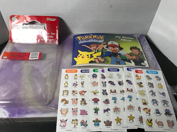 Vintage Pokemon Sticker Book and Sticker Set so Cool | Etsy