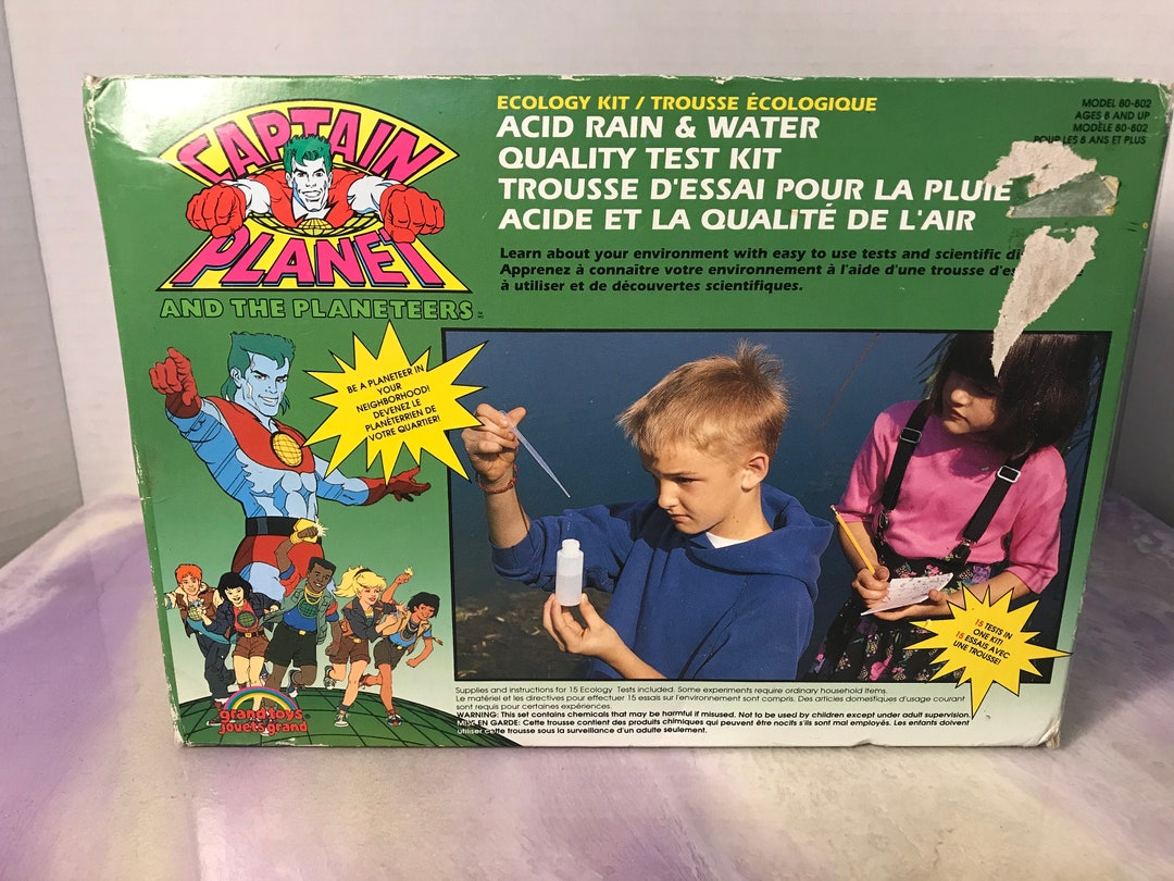 Vintage Rare TIGER Toys Captain Planet Planeteers Ecology Acid Rain ...