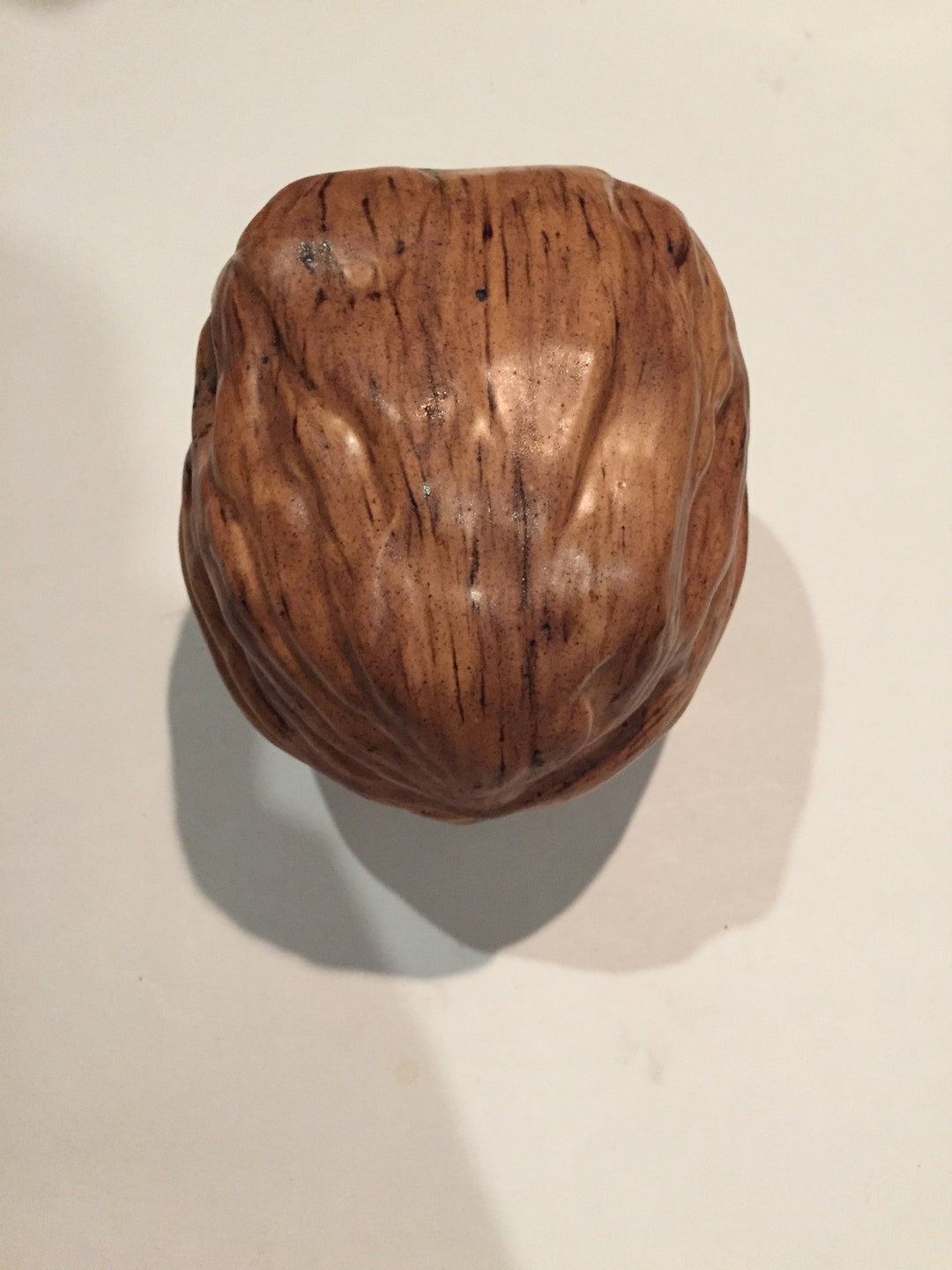 Vintage Ceramic Walnut Covered Nut Dish Retro Nut / Candy Dish ...