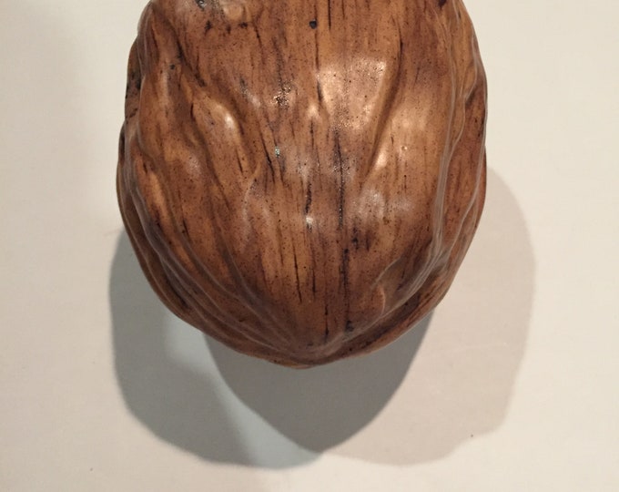 Vintage Ceramic Walnut Covered Nut Dish Retro Nut / Candy Dish ...