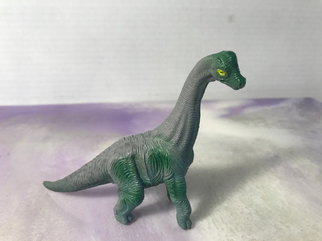 Vintage Brachiosaurus - (green / Grey) - Made in China Dinosaur Figure ...