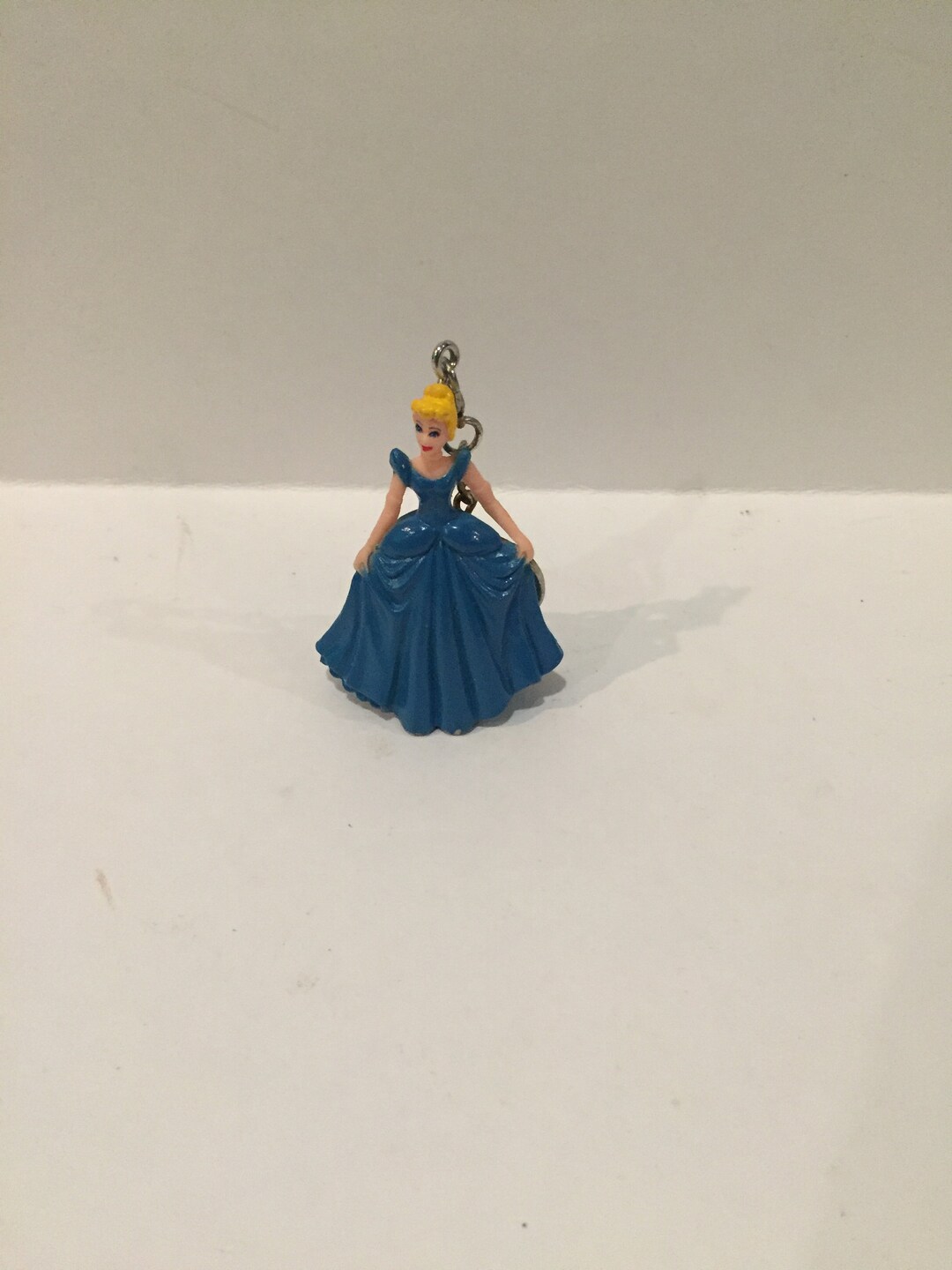 Vintage Disney Princess Cinderella Keychain Cinderella Blue Dress ...