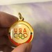 Vintage Keychain Team USA Olympic Keychain General Motors Olympics ...