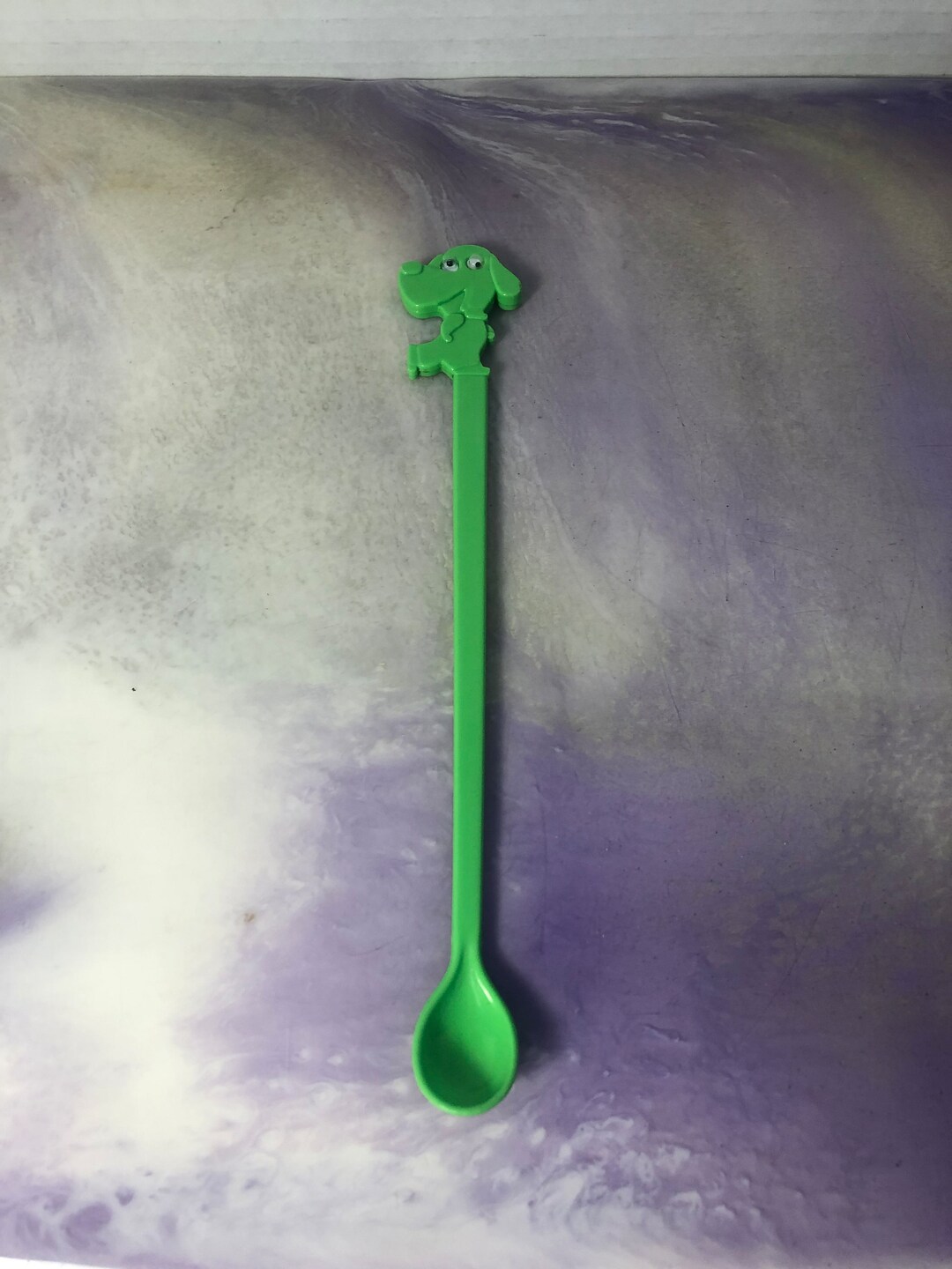 Vintage 90's Googly Eyes Green Ice Cream Plastic Spoon Rare Nostalgia ...