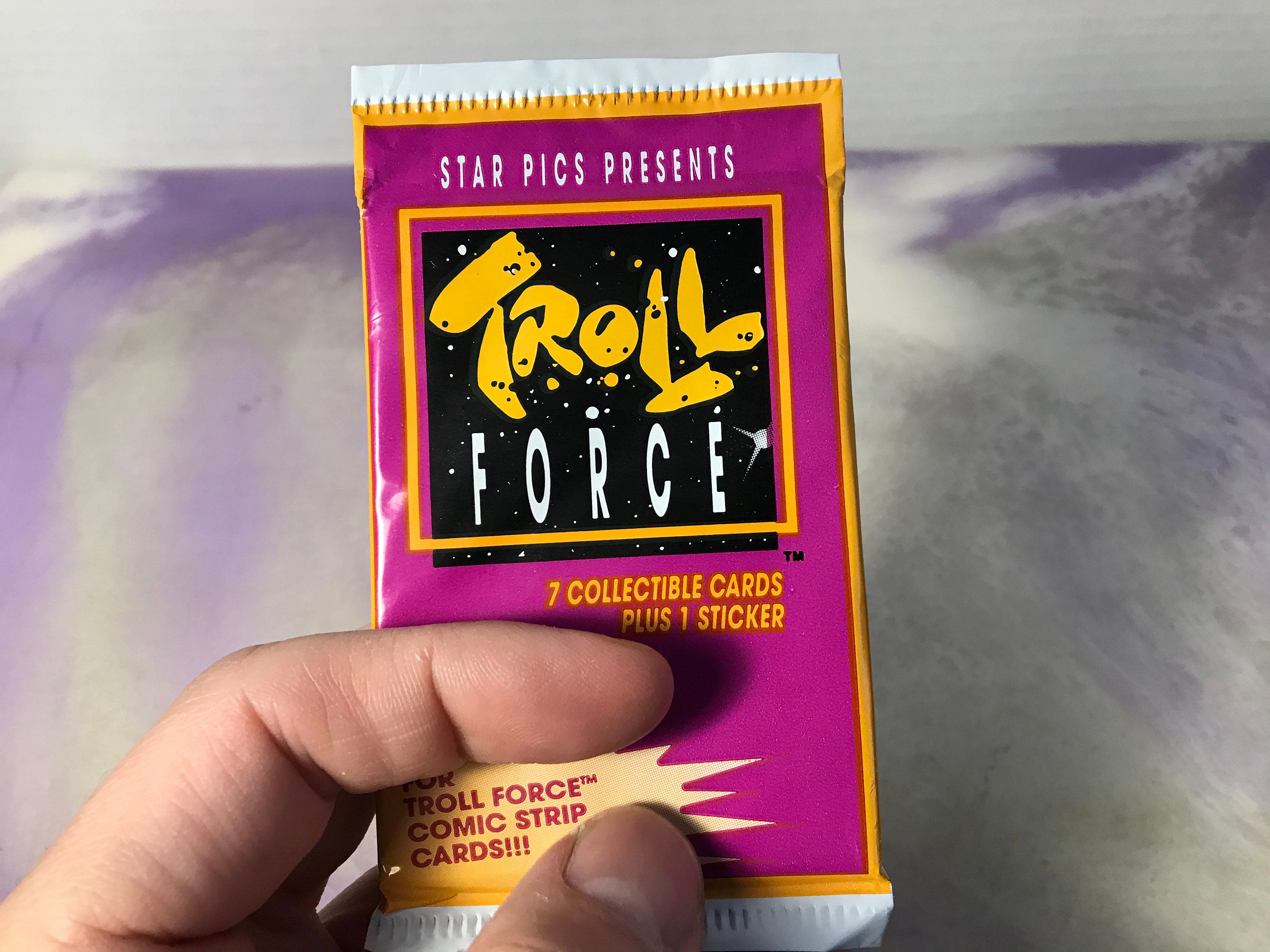 Vintage 1990's Troll Force Cartoon TV Show 1992 Trading - Etsy