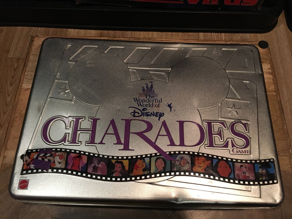 Vintage the Wonderful World of Disney Charades Game 1999 - Etsy