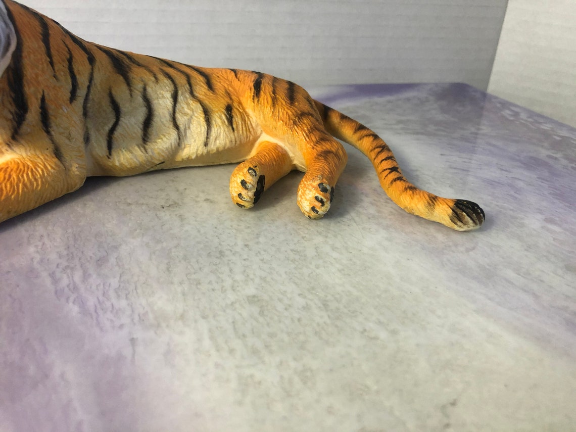 Vintage Made in China PVC Bengal Tiger Toy AAA Toys Large - Etsy