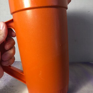 Vintage Tupperware Orange Serving Pitcher Rare Vintage Piece of ...