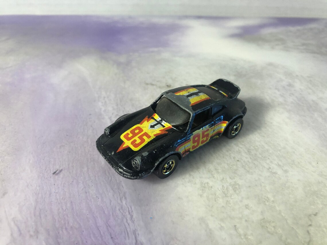 Vintage 1974 Mattel Hot Wheels Black Porsche Rare Vintage | Etsy
