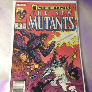 Vintage Marvel Comic New Mutants #71 - INFERNO - (1990) Rare Vintage ...