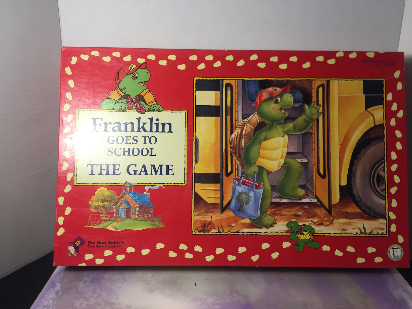Vintage 1990's Franklin Goes to School Board Game Complete | Etsy