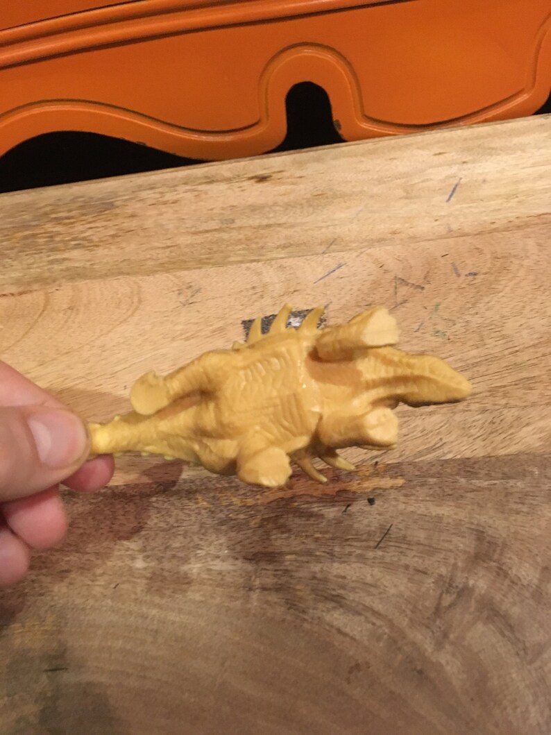 Vintage 1990s Ankylosaurus green / Yellow Made in China - Etsy