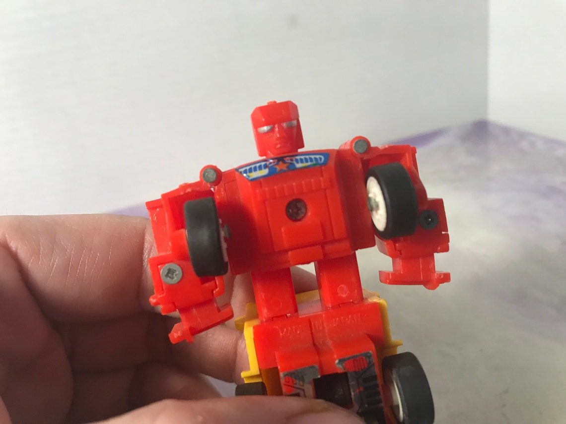 Vintage Gobots Styled Esso Racer Red Pickup Truck Action | Etsy