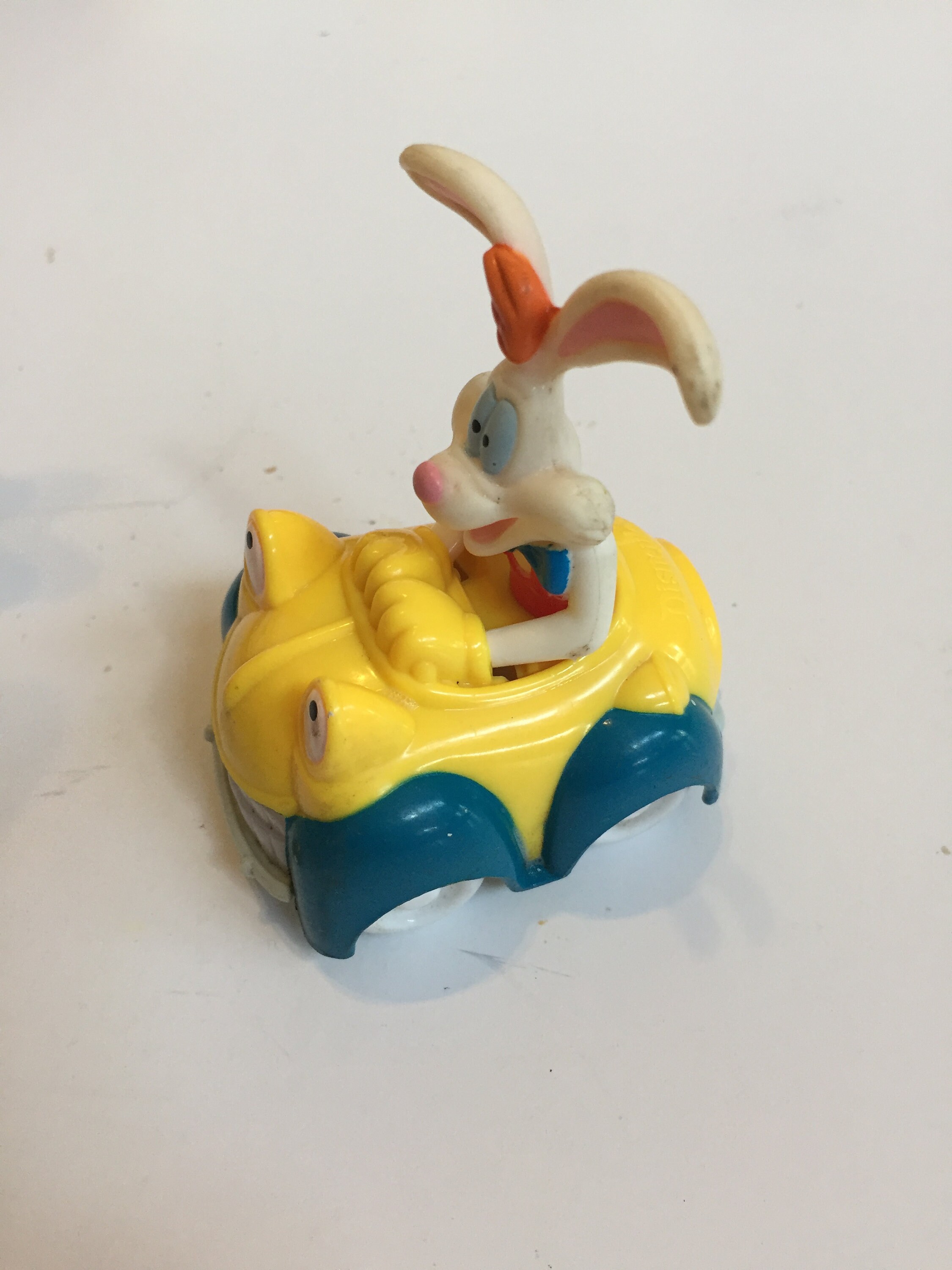 Toys Vintage Who Framed Roger Rabbit Figure in Yellow Car Disneyland ...
