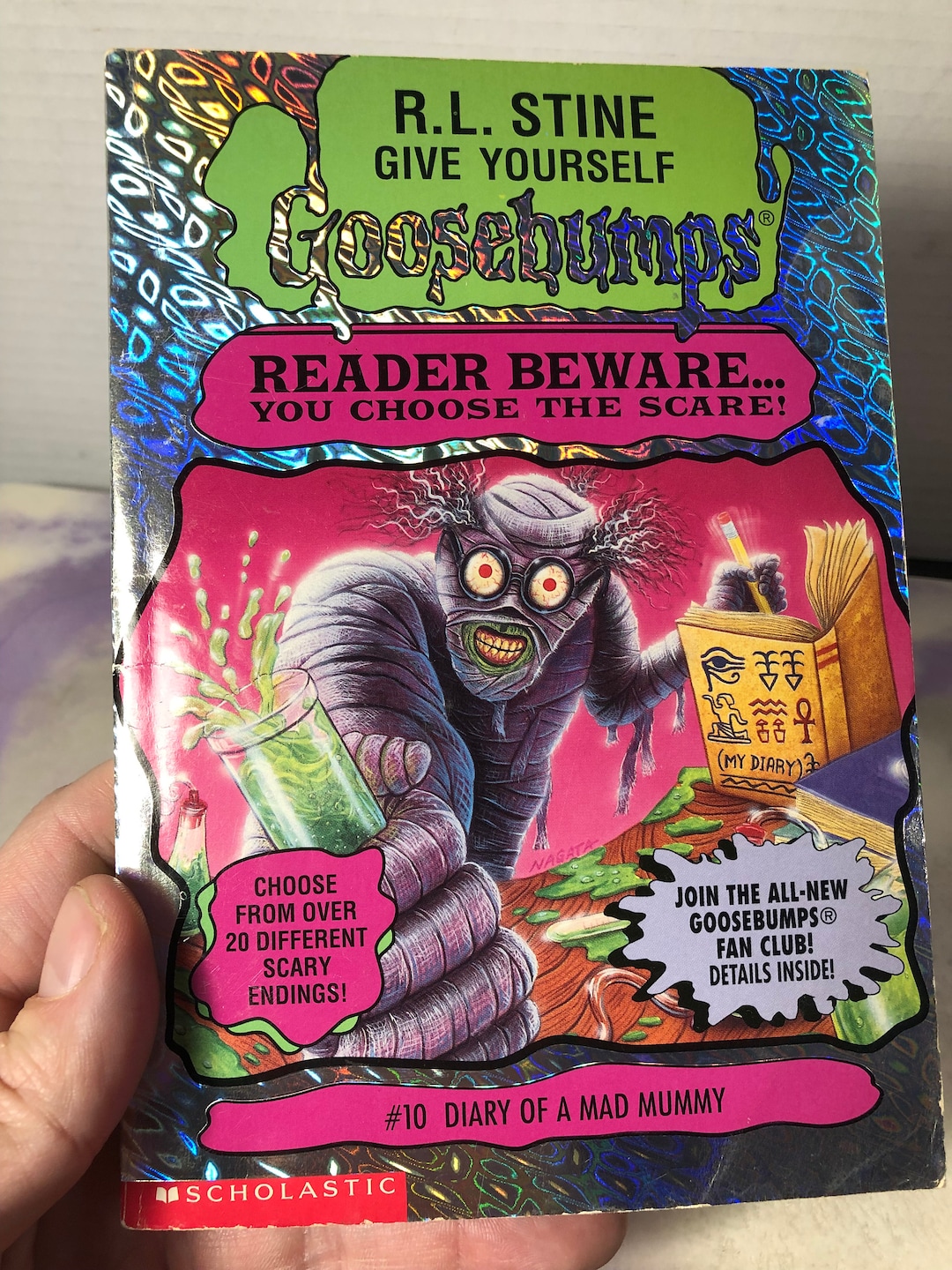 Vintage Reader Beware You Choose the Scare 10 Diary of a Mad Mummy ...