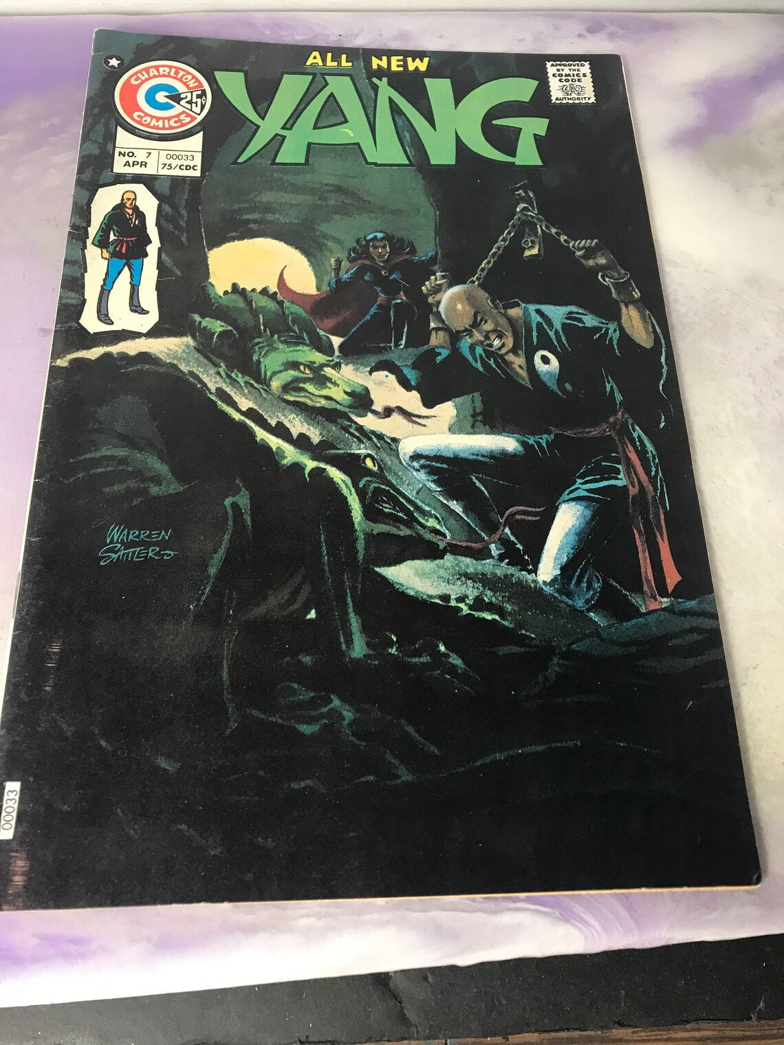 Vintage Charlton Comics Yang #7 - (1970's) Rare Vintage Comic Book - Etsy