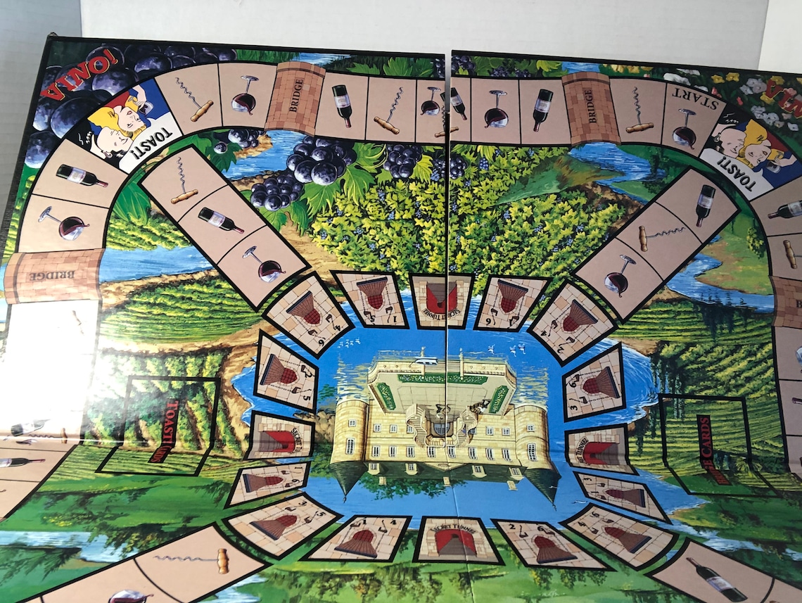 Vintage Rare VINO the Exciting Game of Wine Board Game - Etsy
