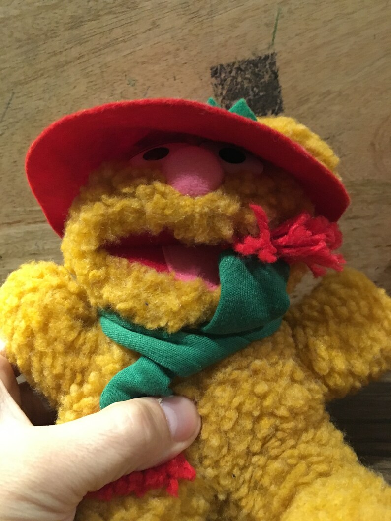 Vintage Rare Muppets FOZZIE 8 Muppets Plush Doll Vintage - Etsy