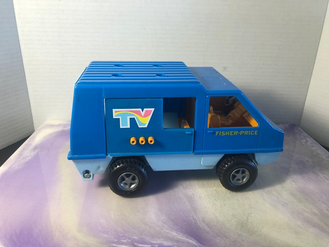 Vintage 1977 Fisher Price Adventure People TV Action Team Van #309 ...