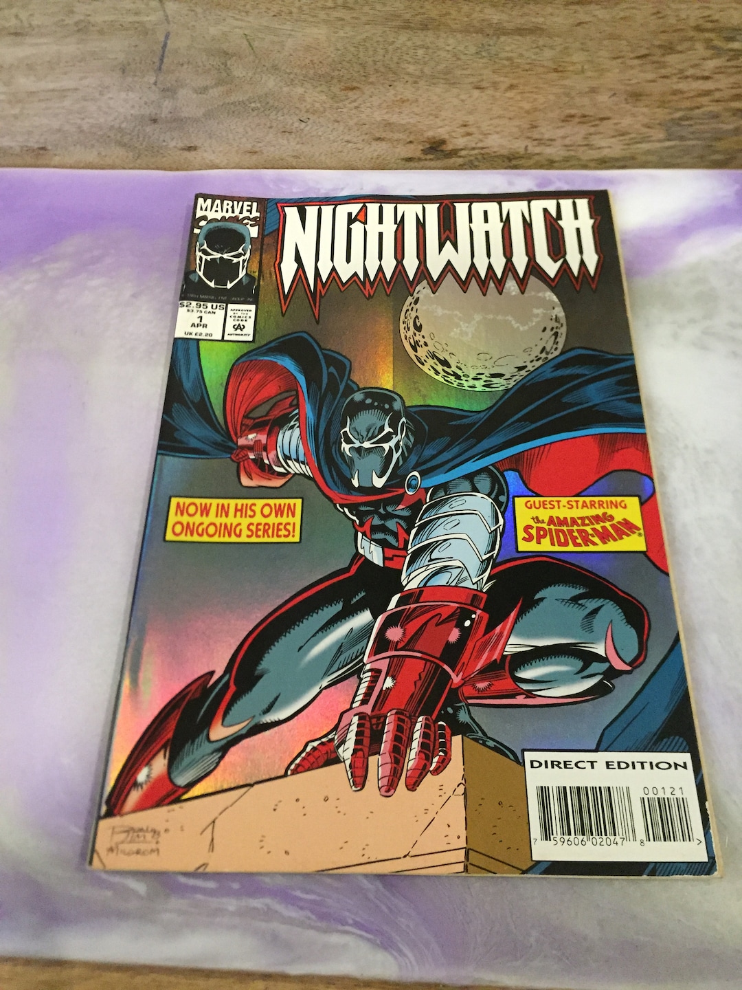 Vintage Marvel Nightwatch Series 1 1994 Awesome Condition Spiderman ...
