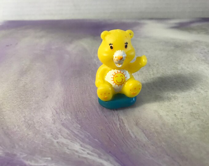 Care Bears Funshine Bear Miniature Figure Cake Topper! Used Played With ...