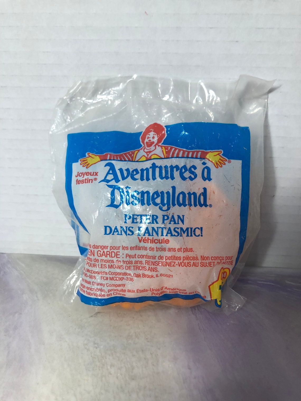 Vintage BRAND NEW Disney's Peter Pan Toy Peter Pan on Hook's Ship ...