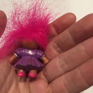 Russ Troll Styled Pink Haired Figurine - Russ Troll Doll - Pink Hair ...