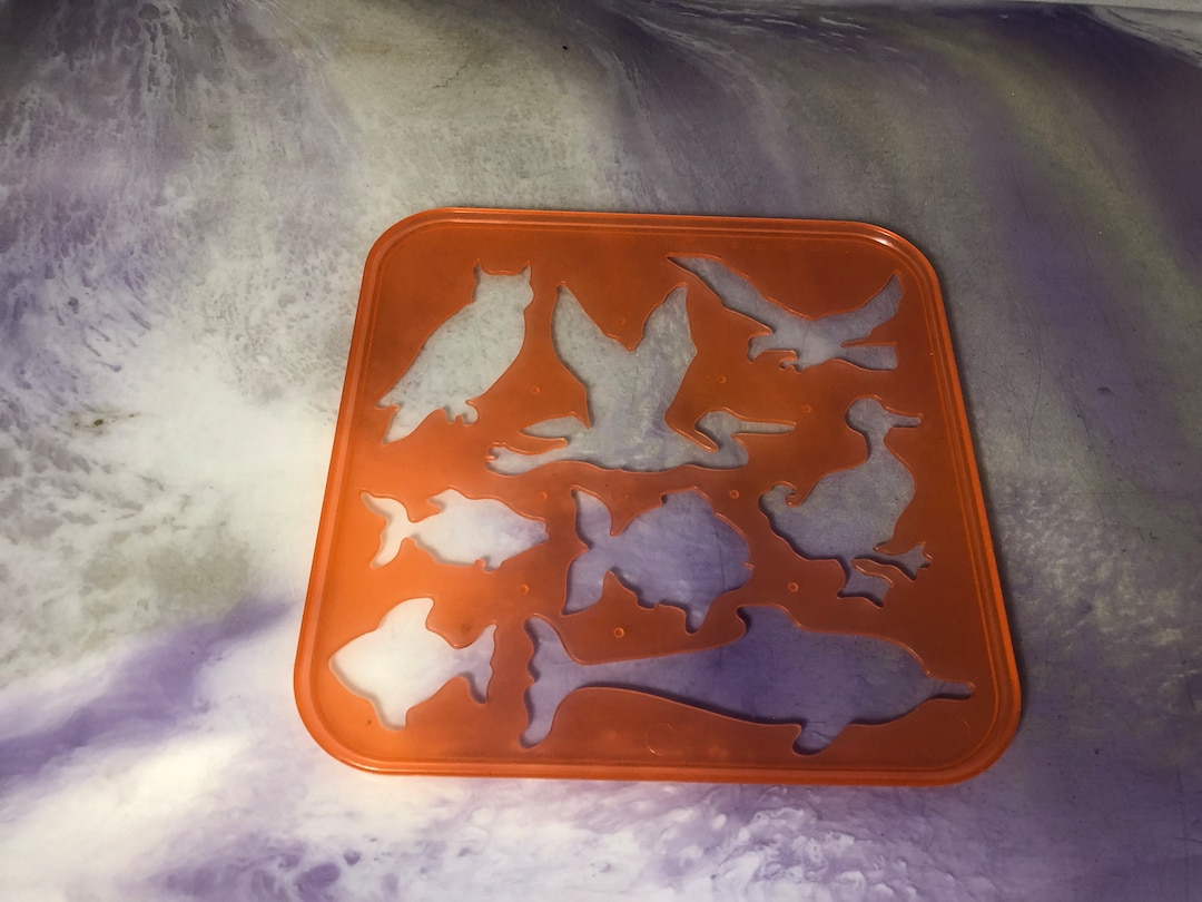 Vintage Tupperware Toys - Stencil - Animal Themed - Rare Vintage Piece ...