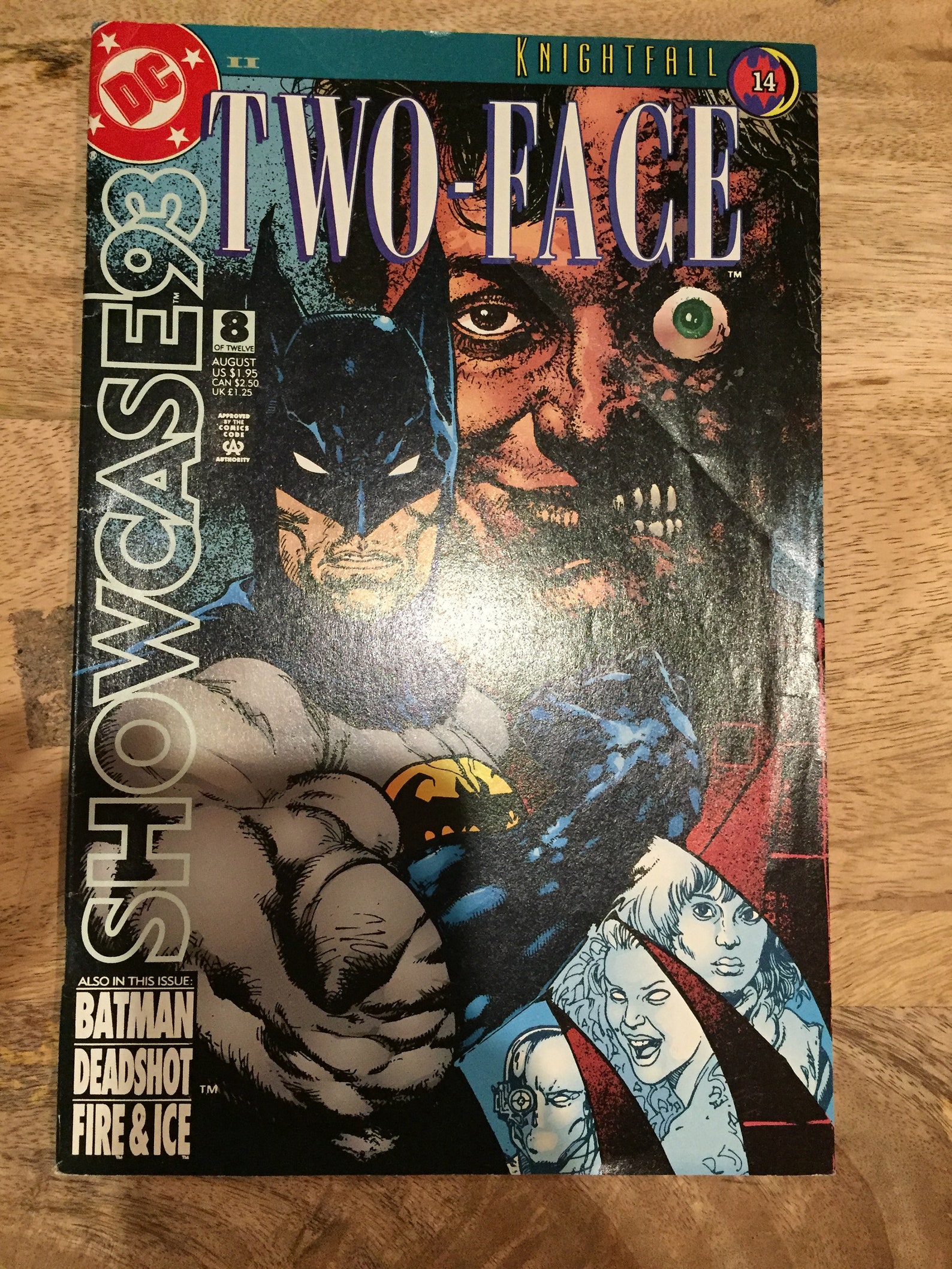 Vintage DC Comics Showcase 93 Annual Two-face Knightfall | Etsy