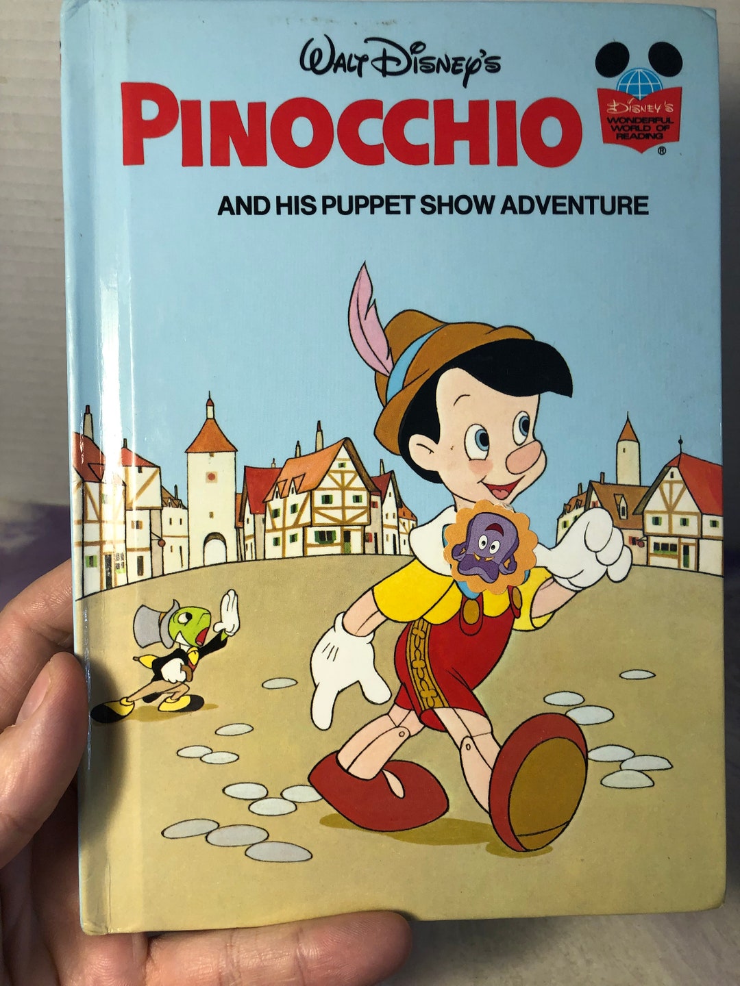 Vintage 1990's Wonderful World of Reading - Pinocchio - Hardcover ...