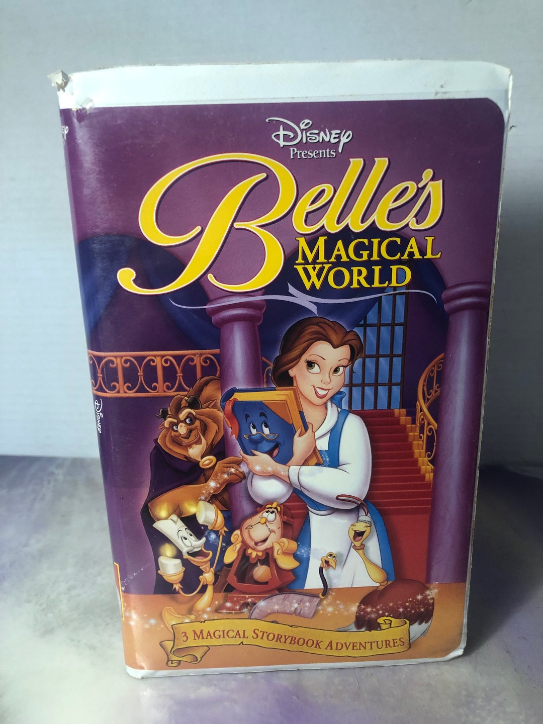 Vintage Belle's Magical World - Vhs Tape 1990's Animated Walt Disney ...