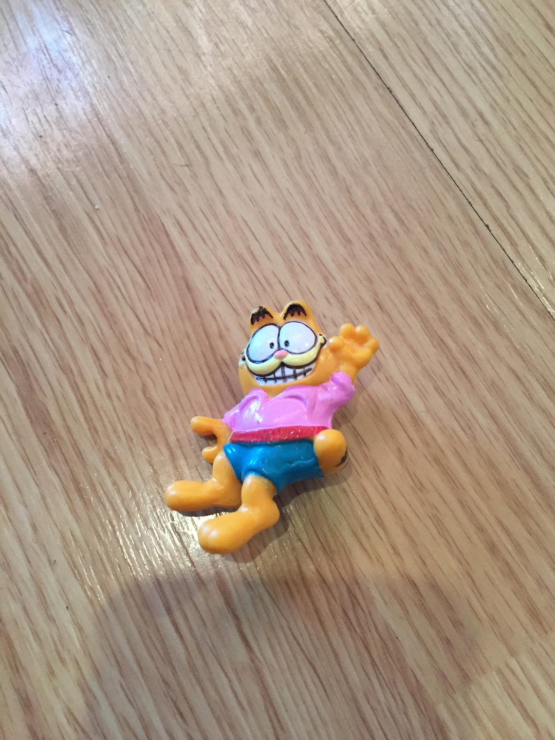 Vintage 1980's Garfield PVC Figure Bike Riding Figure Only Nostalgia ...