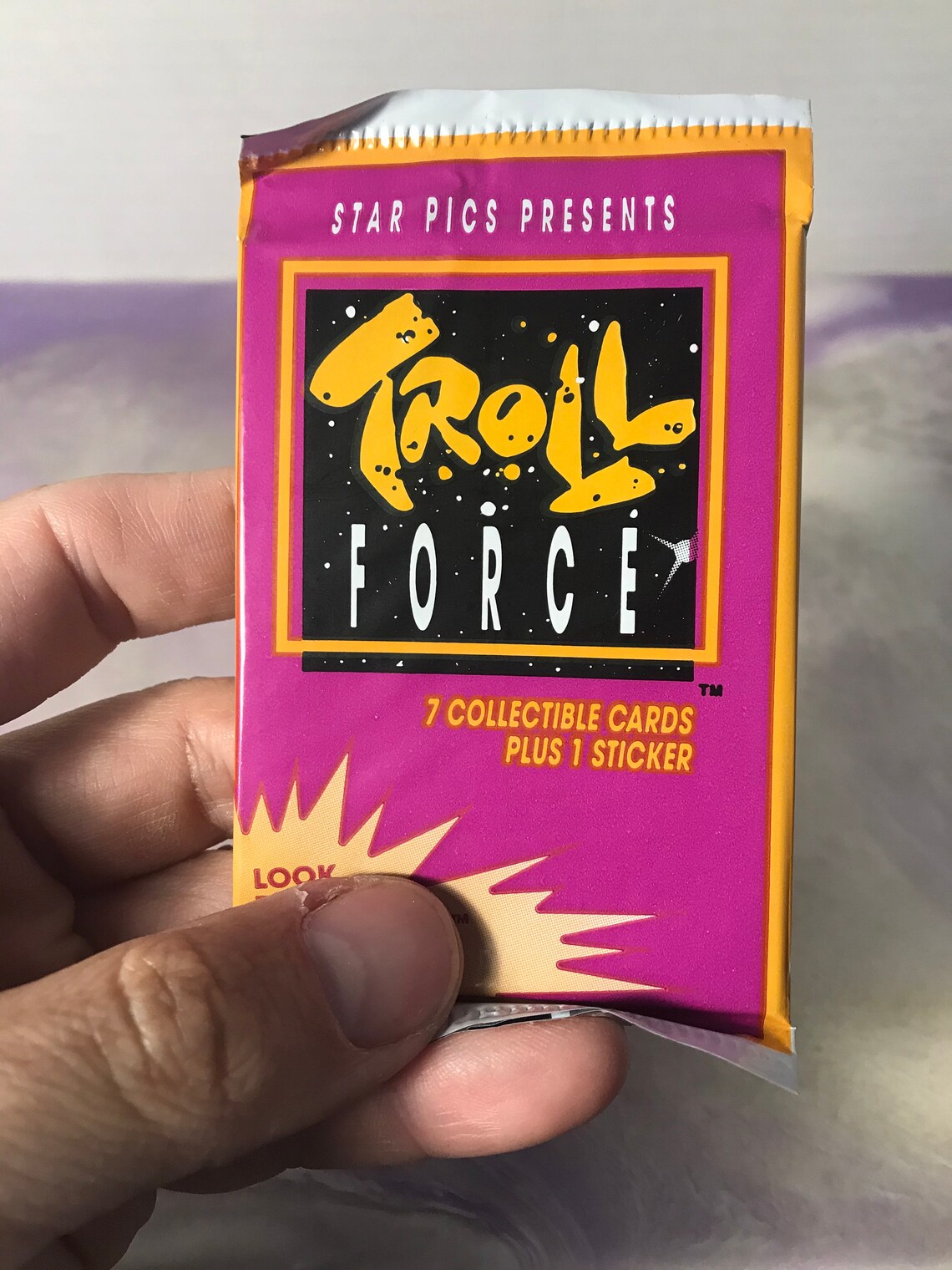 Vintage 1990's Troll Force Cartoon TV Show 1992 Trading Card Pack ...