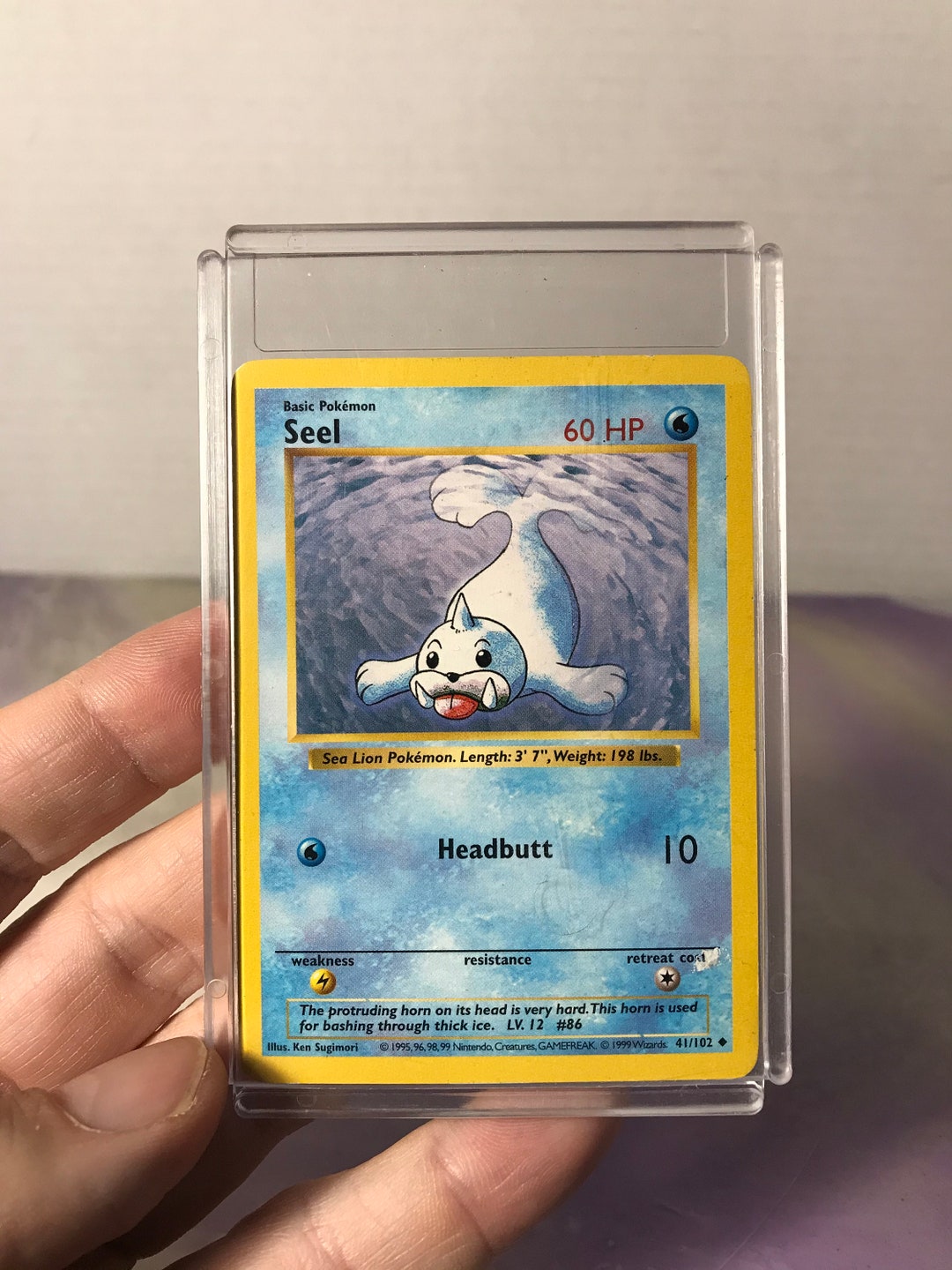 Vintage Pokemon Trading Card Game Base Set Shadowless SEEL - 41/102 ...