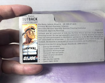 Gi Joe Cardback - Etsy