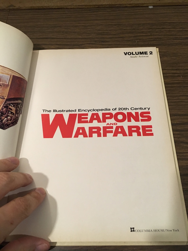 Weapons and Warfare the Illustrated Encyclopedia of 20th - Etsy