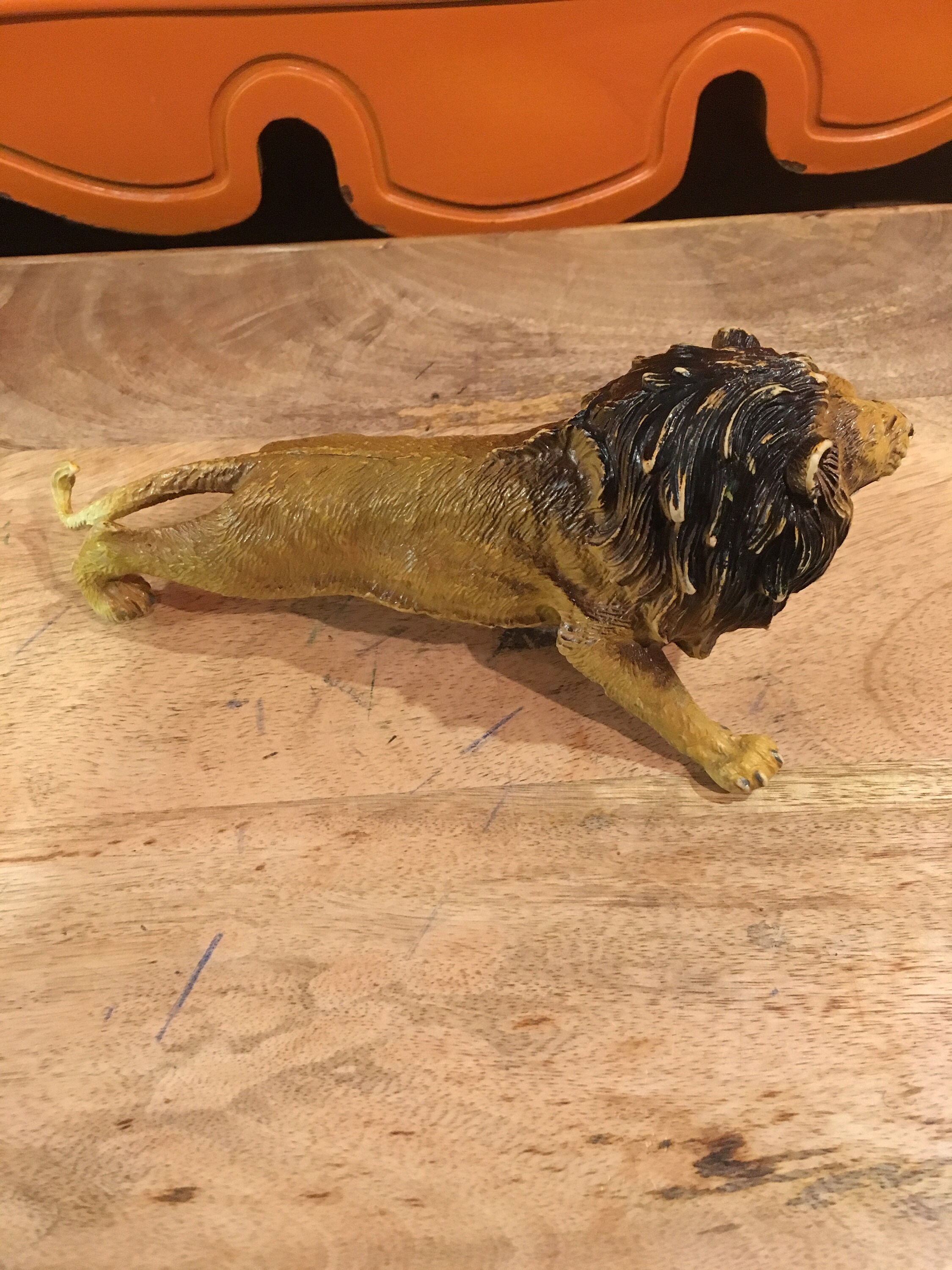 Vintage Animal Toy AAA Toys Rubber Large Male Lion Rare - Etsy