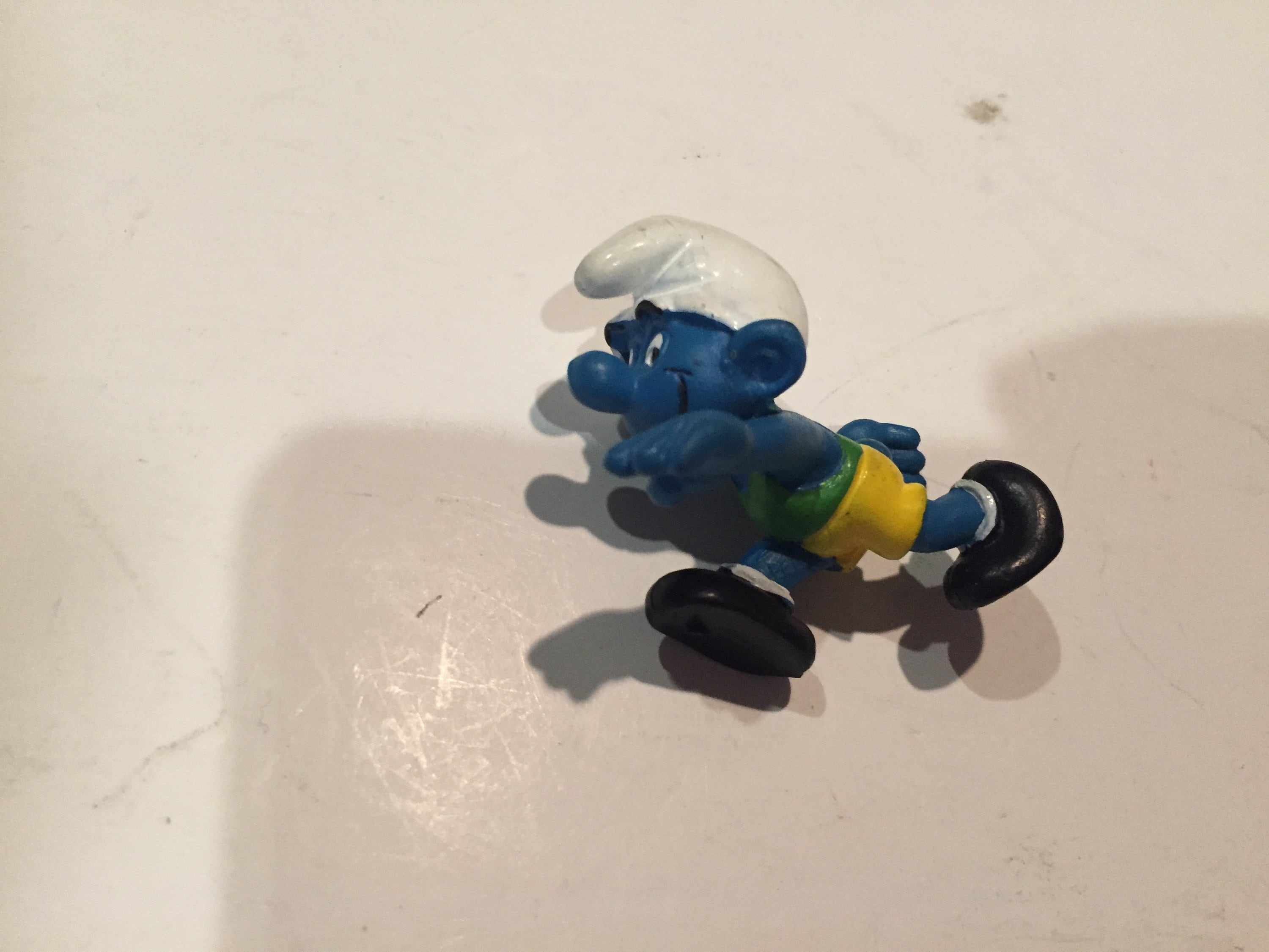 Vintage SMURFS Smurf running Smurf Figure PVC Cake Topper - Etsy