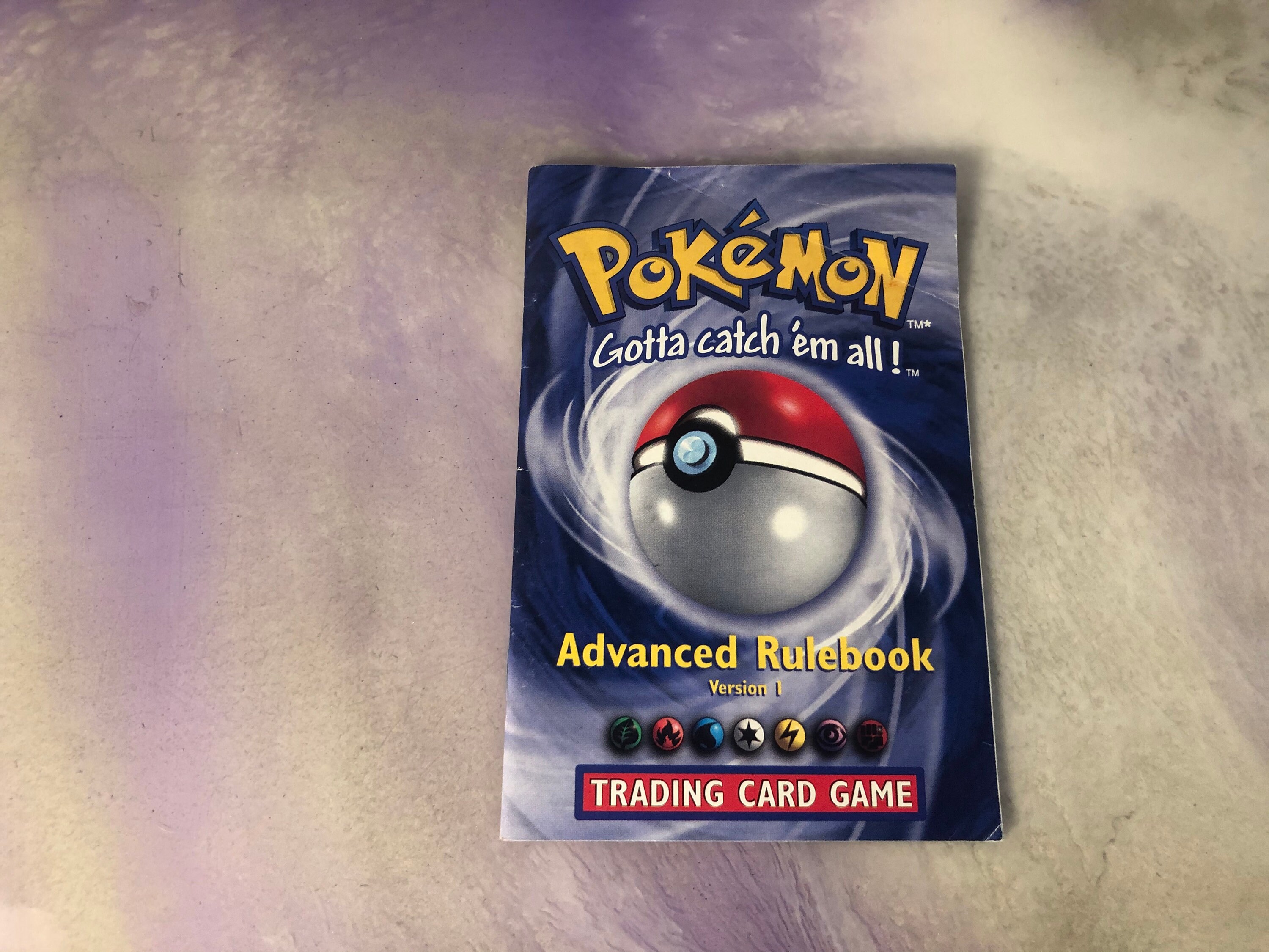 Vintage Pokemon Trading Card Game Advance Rule Book Version 1 - Etsy