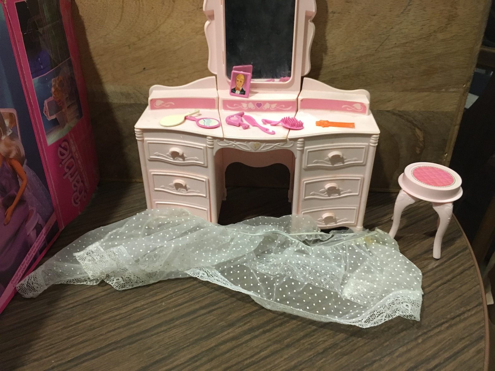 Vintage 1985 Barbie Dream Glow Vanity Near Complete in Box | Etsy