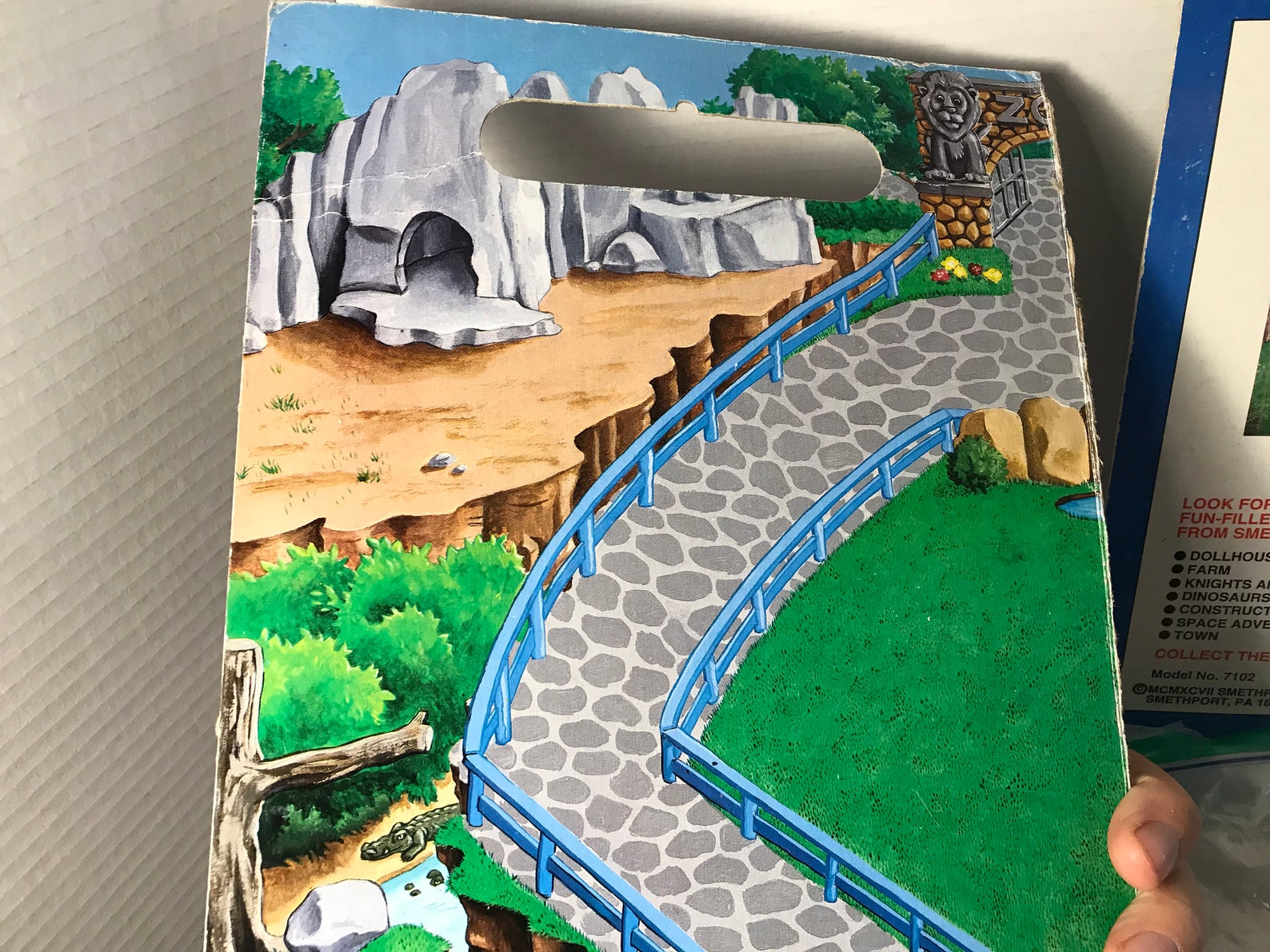 Vintage Create a Scene Magnetic Zoo Toy With Magnets | Etsy