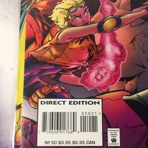 Vintage Marvel Comic X-force #50 - Fold Out Cover - (1994) Rare Vintage ...